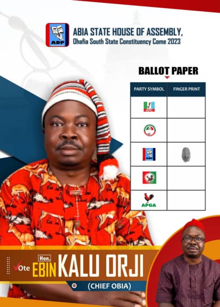 Our people need good representation, vote Ebin Kalu, ADP - OHAFIATV