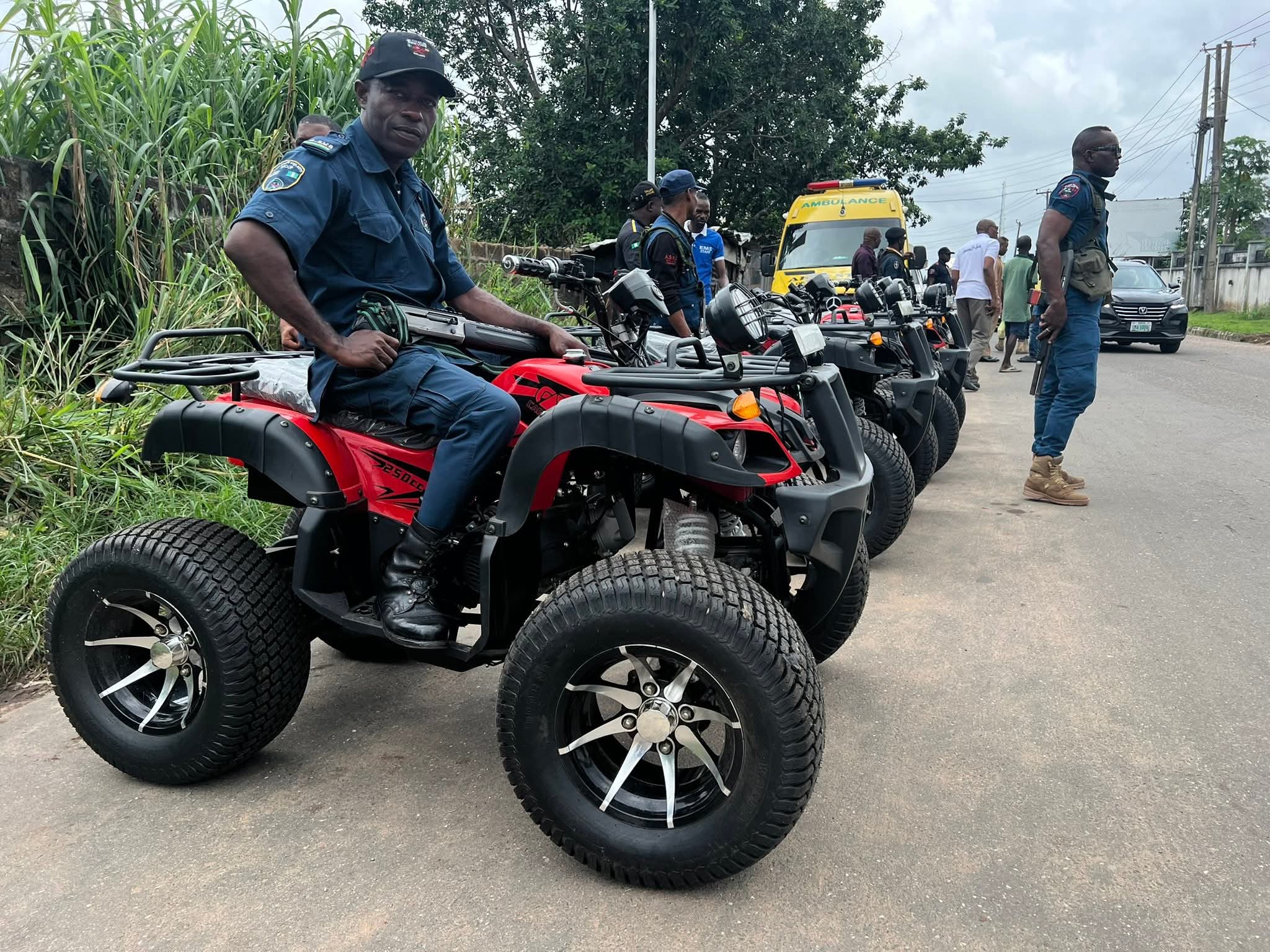 Abia State Homeland Security Launches 5 Quad Bikes to Boost Security in ...